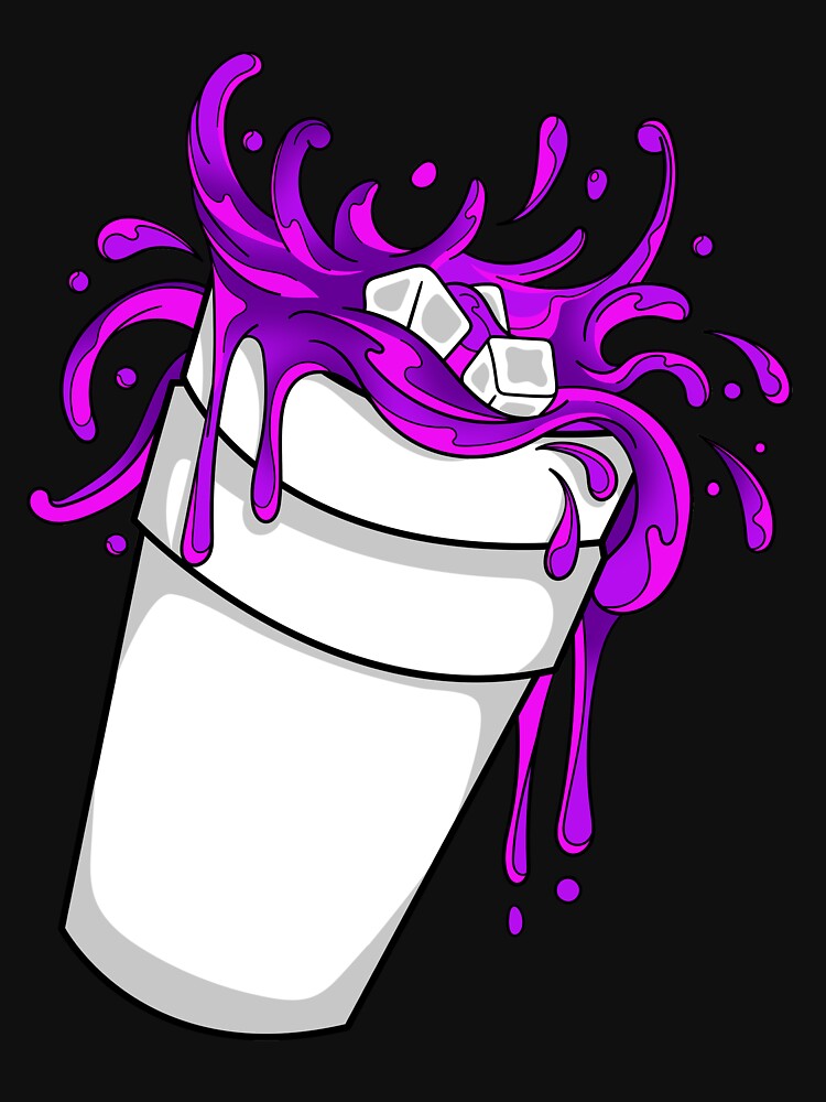"glass cup of lean trap" T-shirt for Sale by FRZVII | Redbubble | yung ...