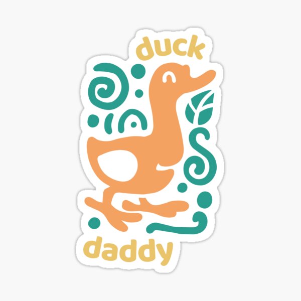 "Best Duck Dad" Sticker for Sale by KhataCloset | Redbubble