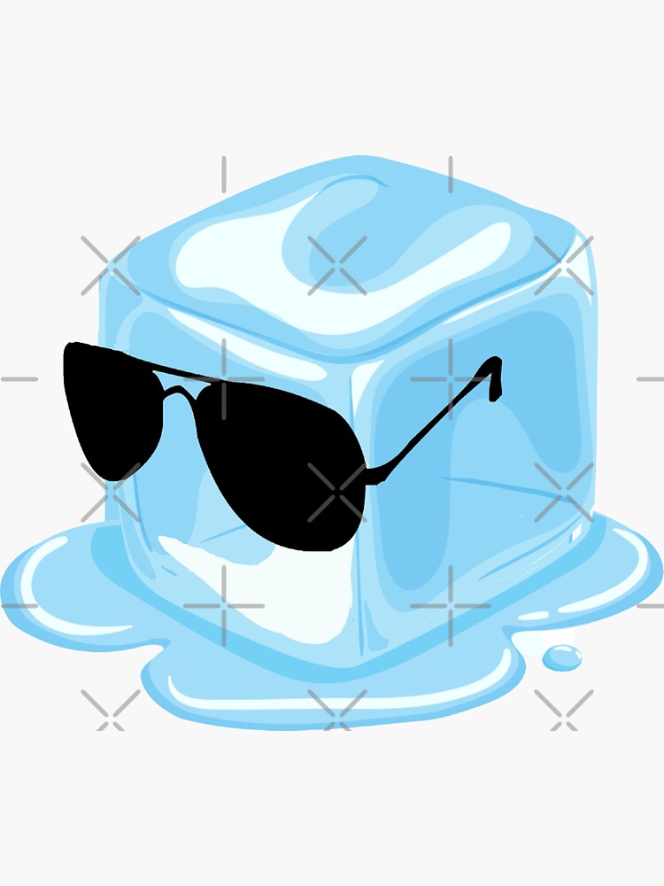"Ice Cube" Sticker by ALVempire | Redbubble