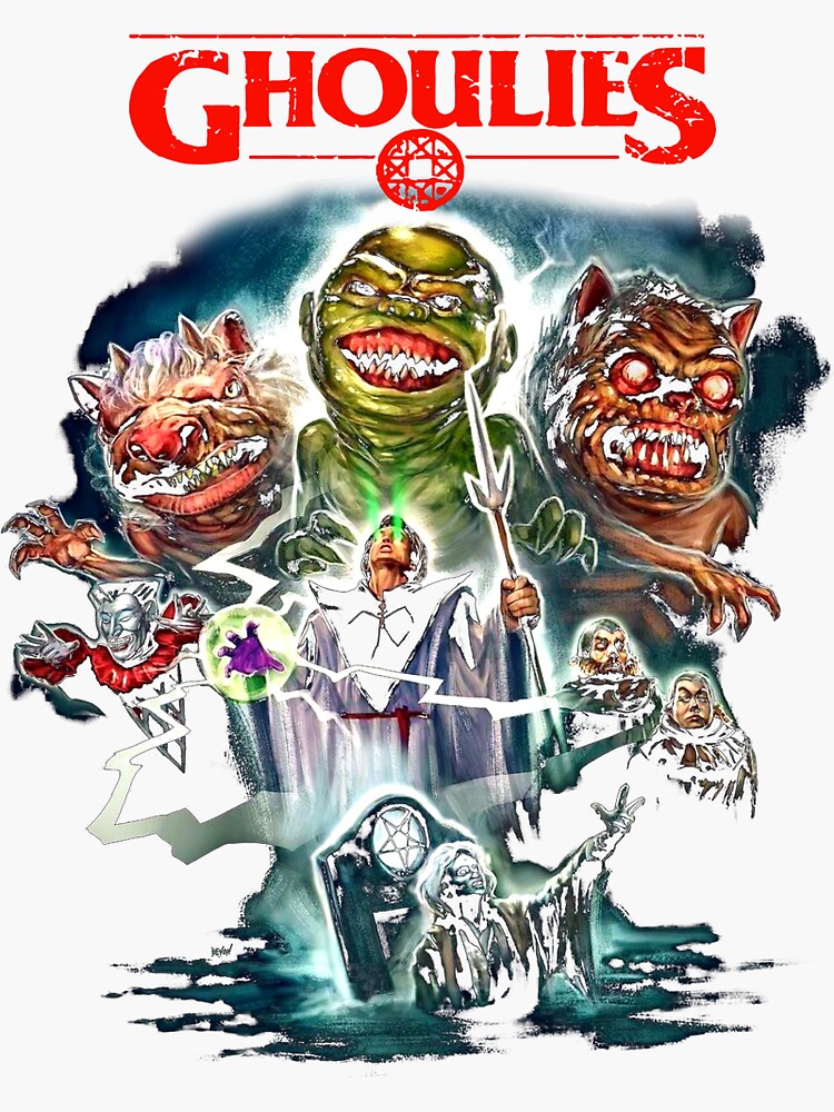 "Team horror film art gift for fans" Sticker by mrcro95 | Redbubble