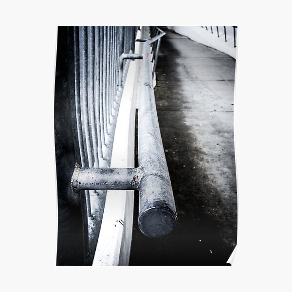 "Pathway Handrail" Poster by urbanfragments | Redbubble