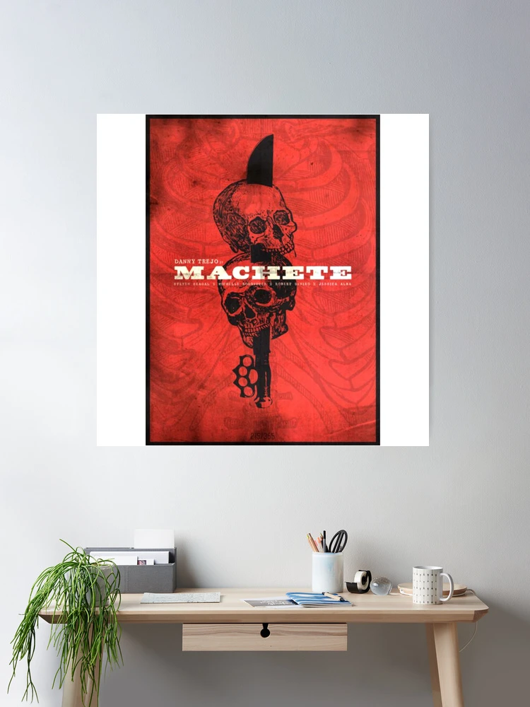 Danny Trejo Machete Poster Machete Autographed Movie Poster By Danny