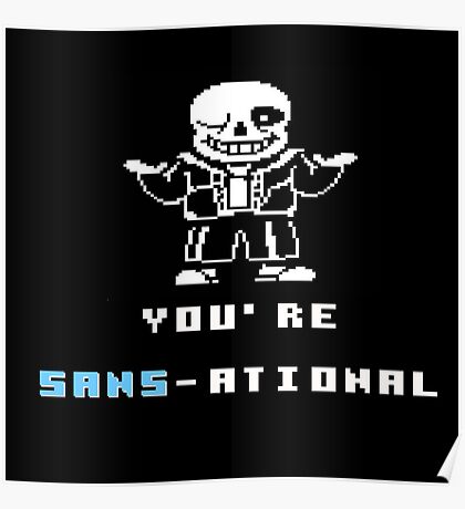 Sans Undertale: Posters | Redbubble