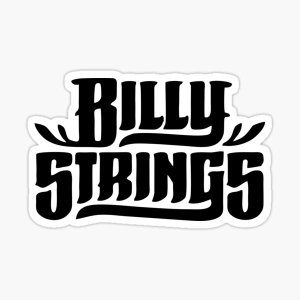 Paper Billy Strings Hooked on Strings Vinyl Sticker Bass Fishing ...