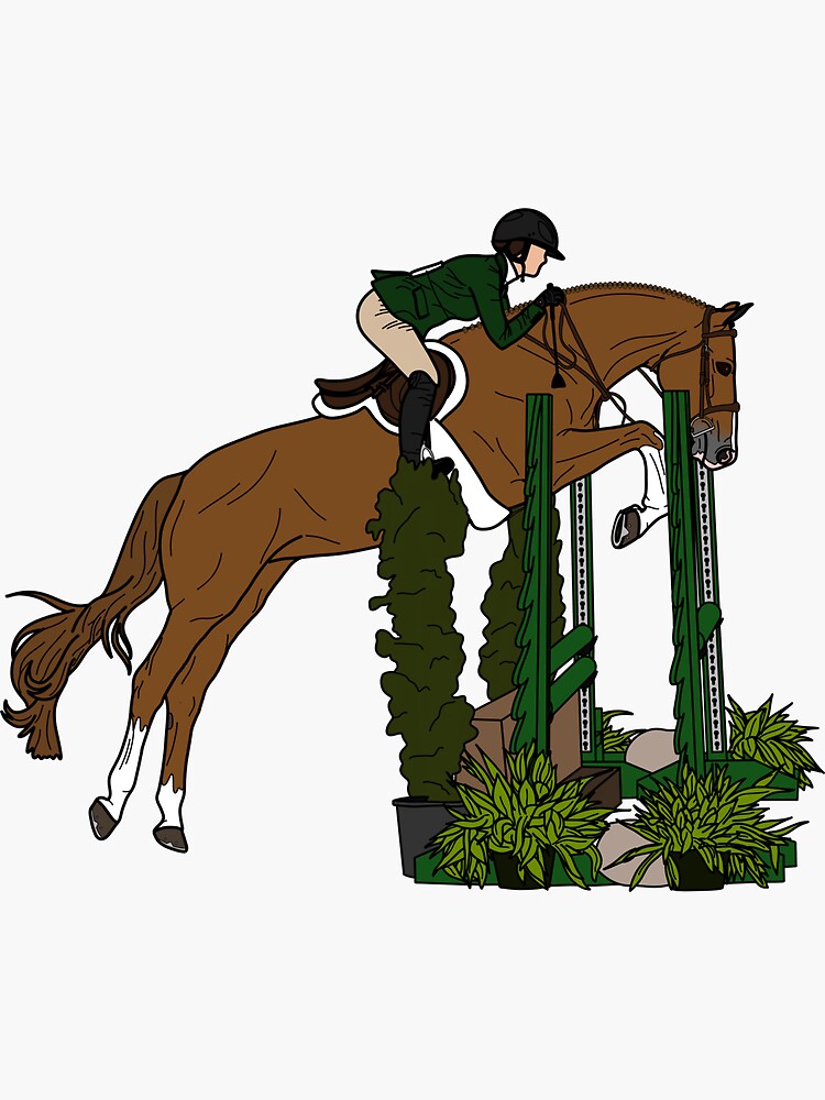 "Chestnut Hunter" Sticker by annaermlich | Redbubble