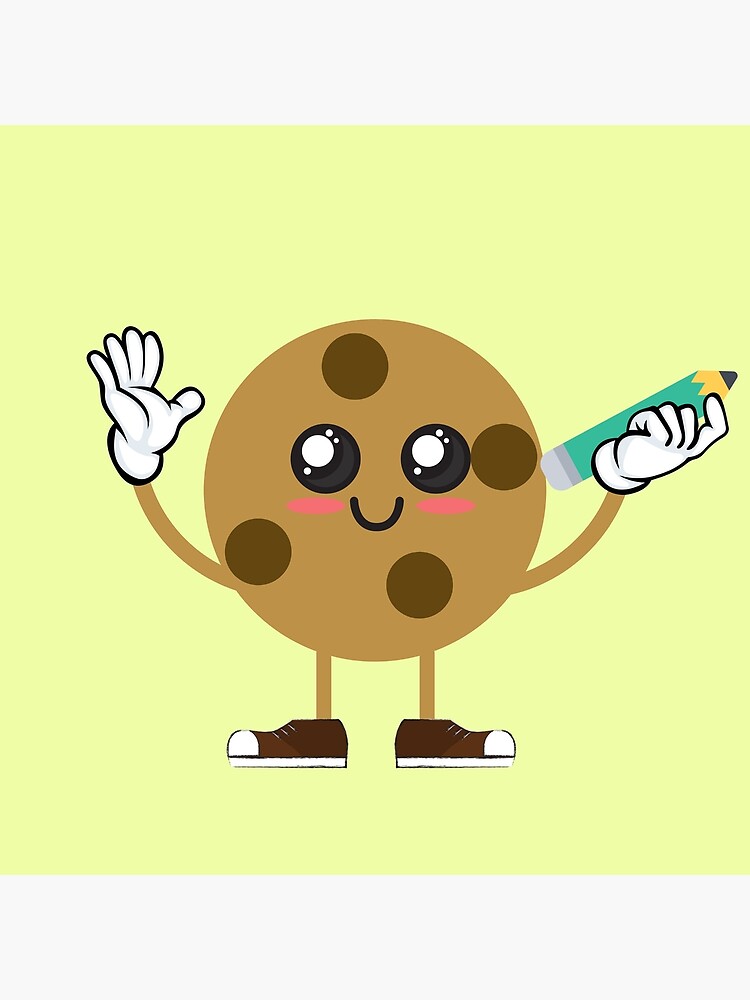 "Smart Cookie- cute, intelligent, pencil holding cookie" Poster for ...