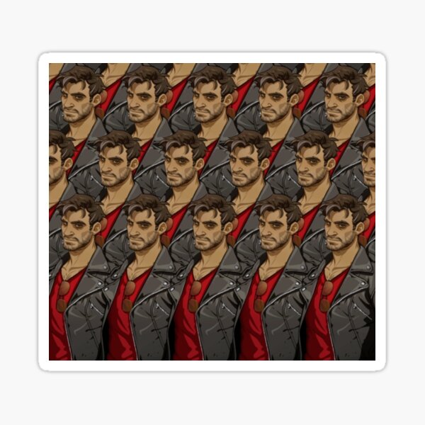"Dream Daddy: Robert Small" Sticker for Sale by raybound420 | Redbubble