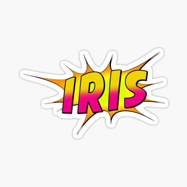 Iris Name Stickers | Redbubble