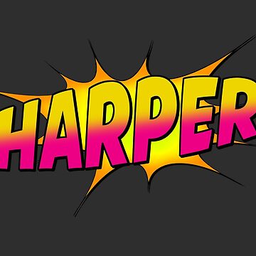 "Harper" Sticker for Sale by rogue-design | Redbubble