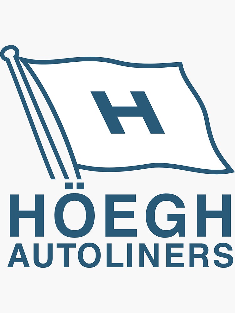 "Hoegh Autoliners logo" Sticker by Zolaball | Redbubble