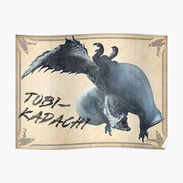 "Monster Hunter Rise - Tobi-Kadachi" Poster by VelvetZone | Redbubble