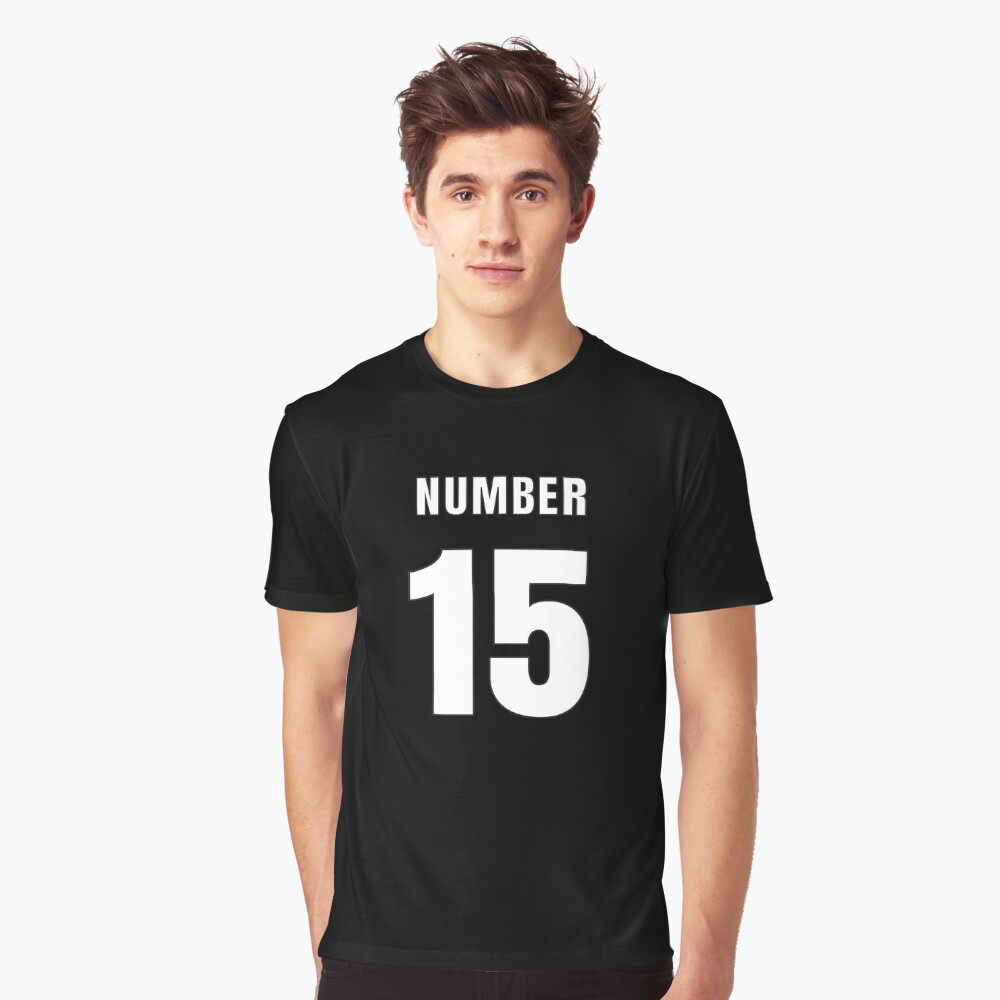 "NUMBER 15 FRONT-PRINT" Sticker for Sale by MrSimpler | Redbubble