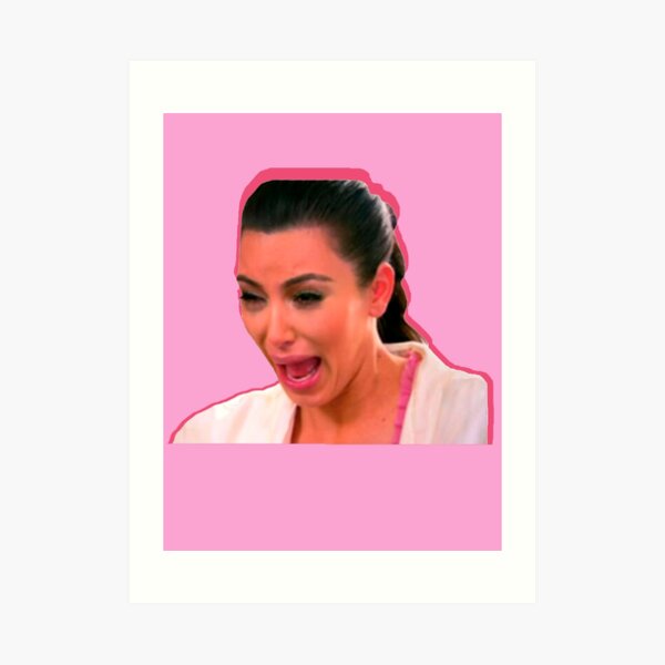 "Ugly Kim Crying Face" Art Print for Sale by melisandreart | Redbubble
