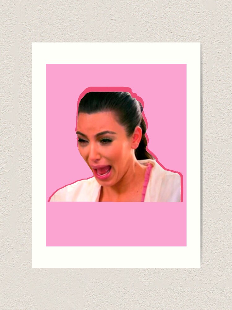 "Ugly Kim Crying Face" Art Print for Sale by melisandreart | Redbubble