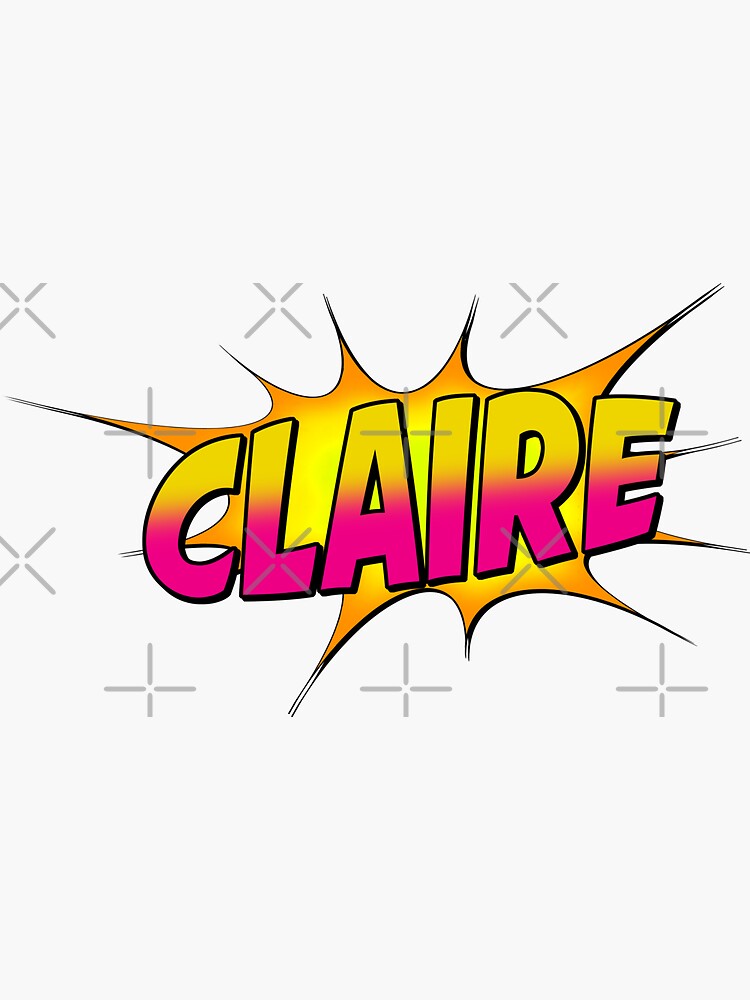 "Claire" Sticker by rogue-design | Redbubble