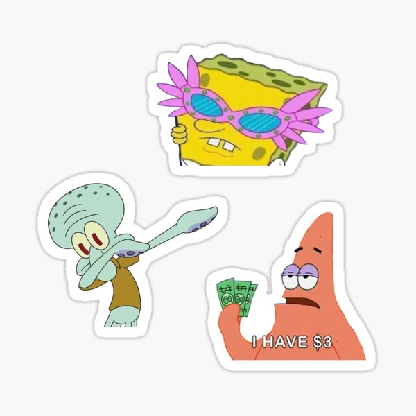 "Spongebob Memes Set" Sticker for Sale by Get-Geeky | Redbubble