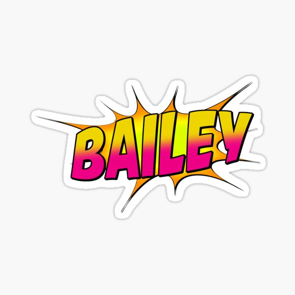 "Bailey" Sticker for Sale by rogue-design | Redbubble