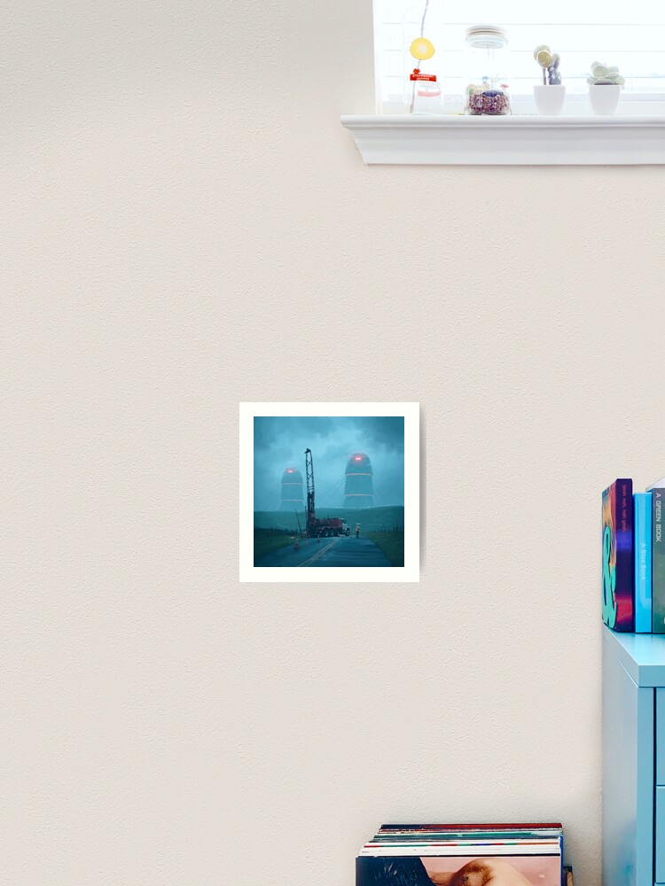 "Roadwork" Art Print for Sale by simonstalenhag | Redbubble