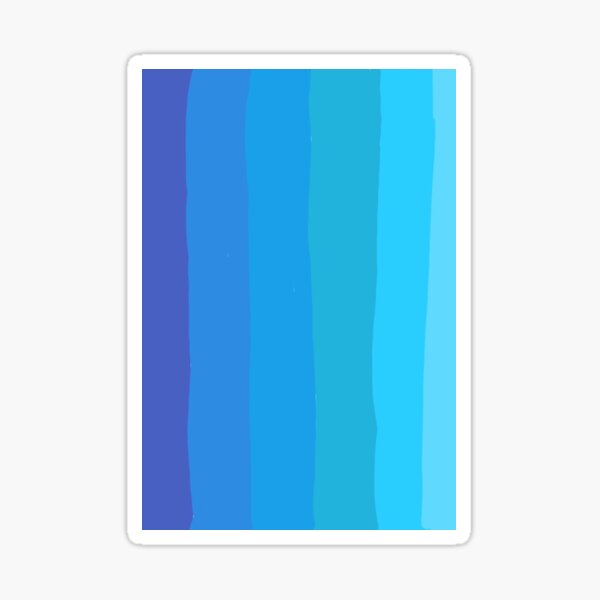 ""cute abstract blue colour shades"" Sticker for Sale by tudoo | Redbubble