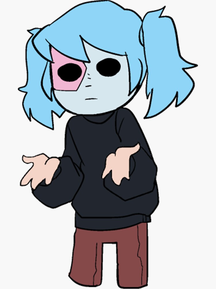 "Sally Face Design" Sticker by EmmaGonzale | Redbubble