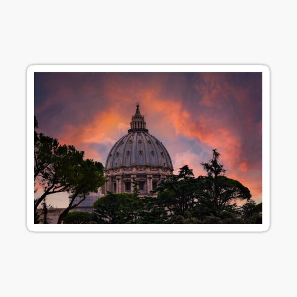 "Saint Peter dome" Sticker for Sale by MartinLeber | Redbubble