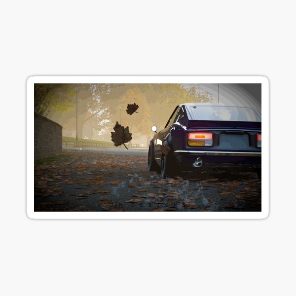 "1969 Datsun 240z " Sticker for Sale by JayMcCloud | Redbubble