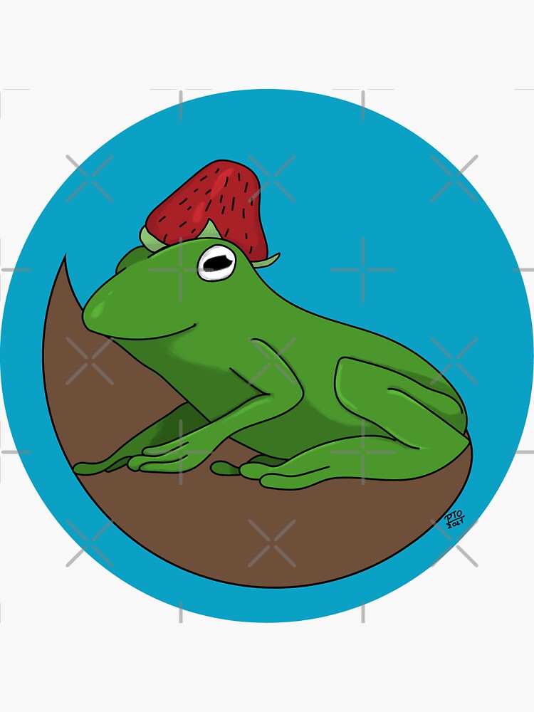 "Froggie Frog" Sticker for Sale by mrp-ercolino | Redbubble