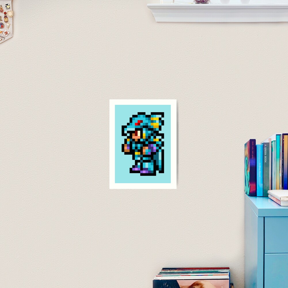 "Final Fantasy IV - Kain Sprite" Art Print by SpriteZone | Redbubble