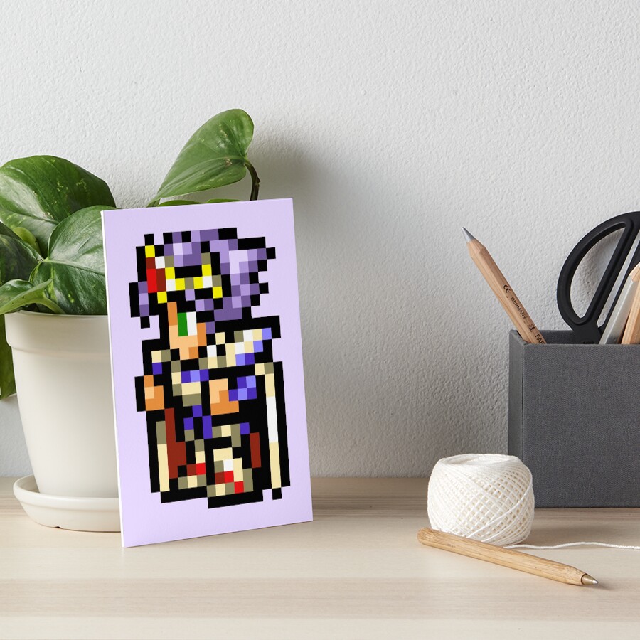 "Final Fantasy IV - Cecil Sprite" Art Board Print by SpriteZone | Redbubble