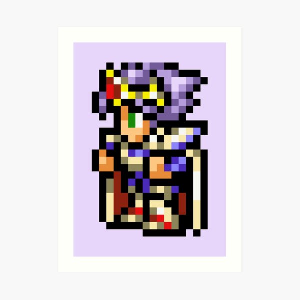 "Final Fantasy IV - Cecil Sprite" Art Print for Sale by SpriteZone ...