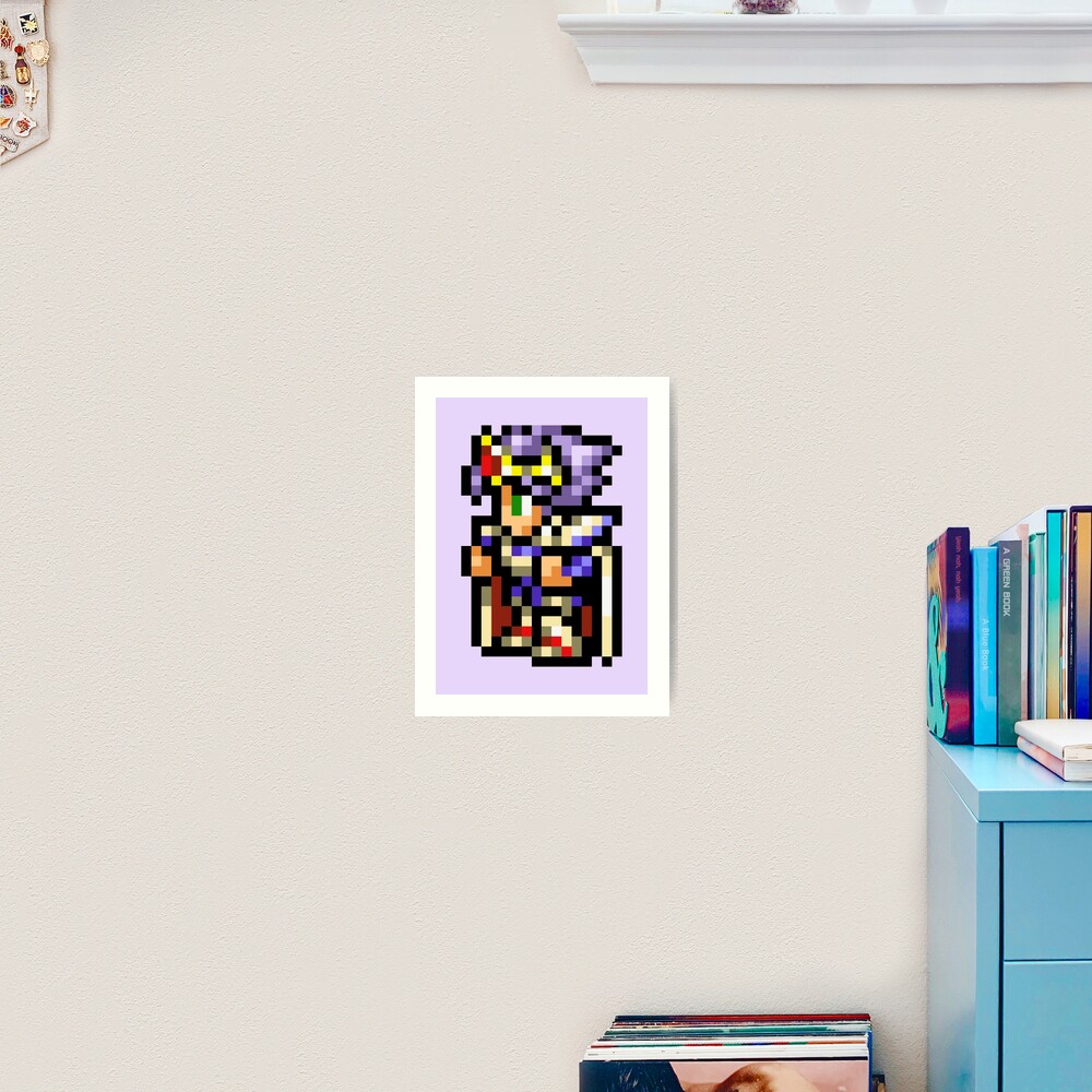 "Final Fantasy IV - Cecil Sprite" Art Print for Sale by SpriteZone ...