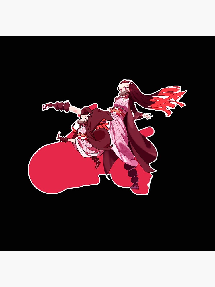 "Nezuko Chan sticker" Poster by Prashant9090 | Redbubble