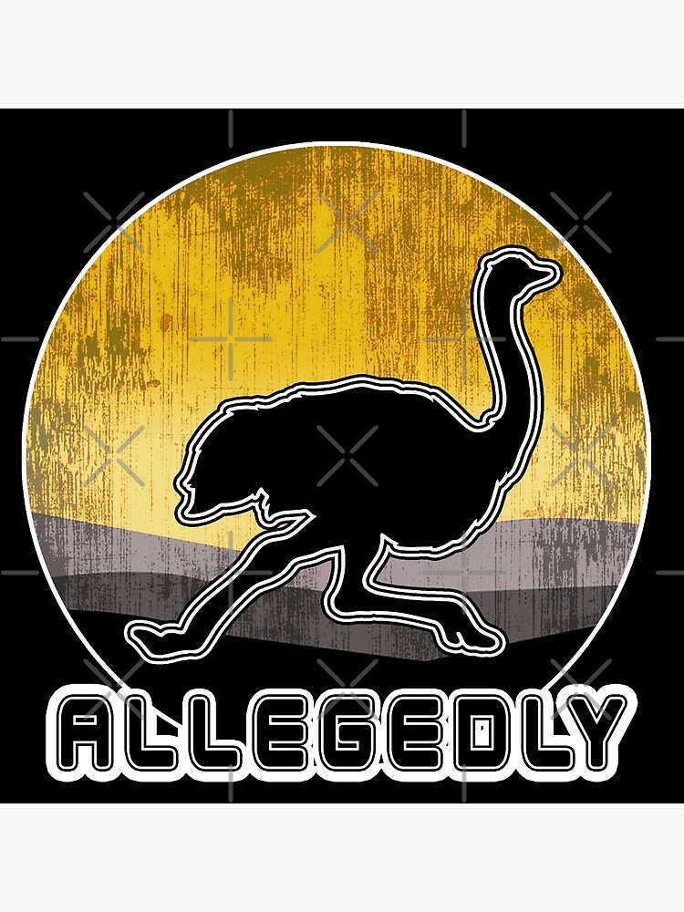 "Allegedly Letterkenny" Poster for Sale by DisenyosDeMike | Redbubble