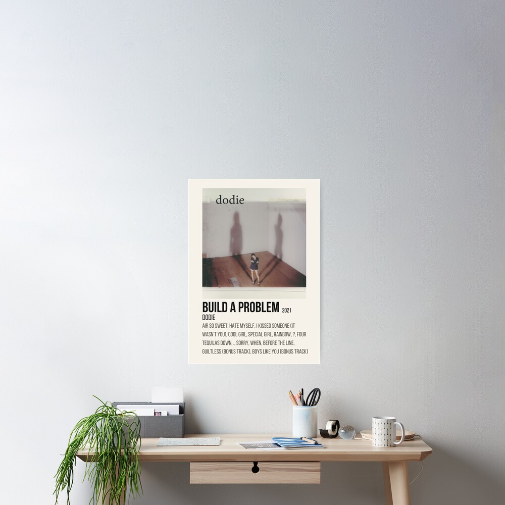 "dodie build a problem album poster" Poster for Sale by curlinashop ...