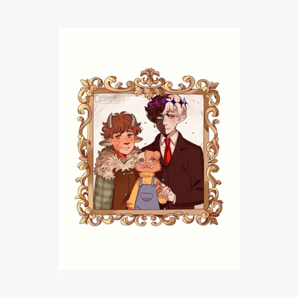 "Underscore-Beloved Family Portrait (Tubbo, Ranboo, and Michael)" Art ...