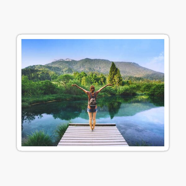 "NATURE , FRESH AIR , " Sticker by SKYADAVDESIGN | Redbubble