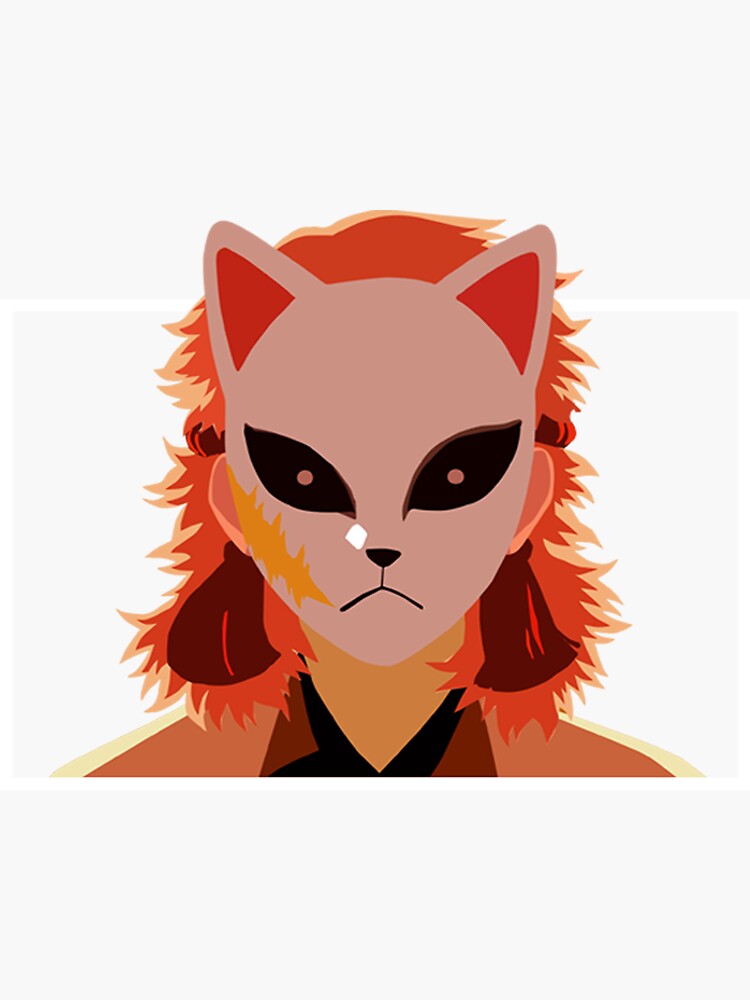 "Sabito Mask Design" Sticker by SadakoooXD | Redbubble
