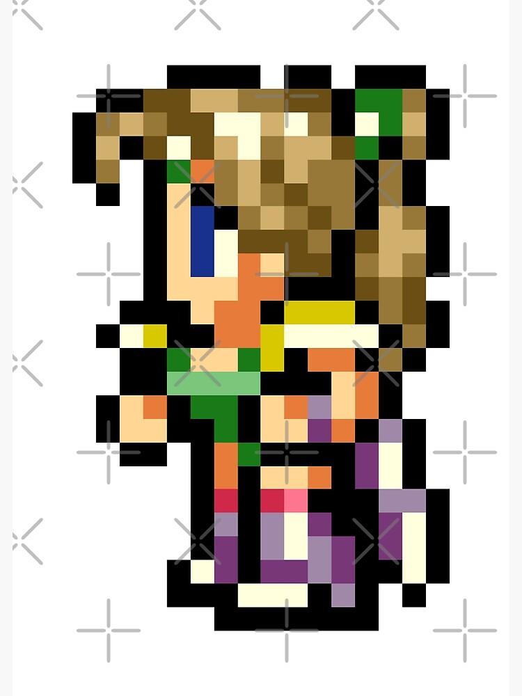 "Final Fantasy IV - Rosa Sprite" Poster by SpriteZone | Redbubble