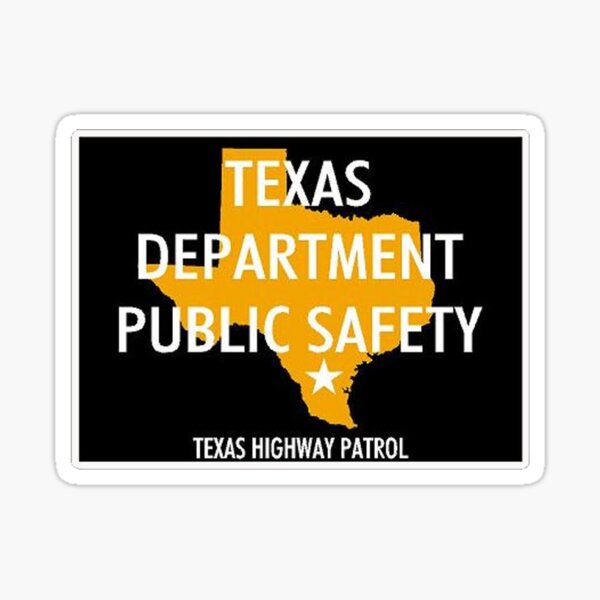 "Texas Highway Patrol Car Door Logo" Sticker for Sale by lawrencebaird ...