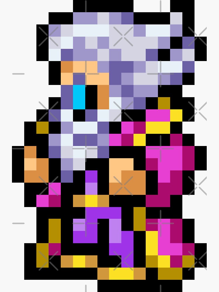 "Final Fantasy IV - Tellah Sprite" Sticker by SpriteZone | Redbubble