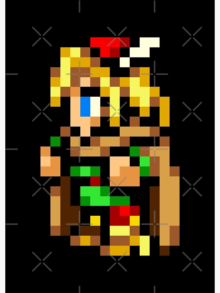 "Final Fantasy IV - Edward Sprite" Poster for Sale by SpriteZone ...