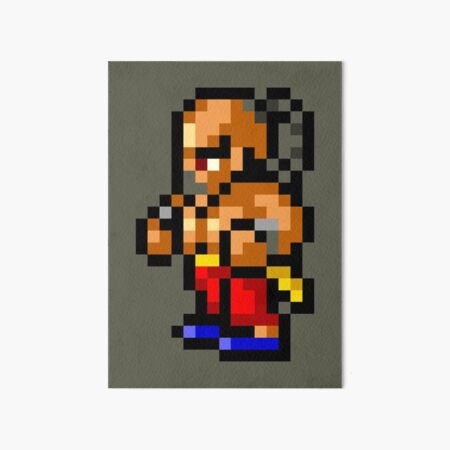 "Final Fantasy IV - Yang Sprite" Art Board Print for Sale by SpriteZone ...