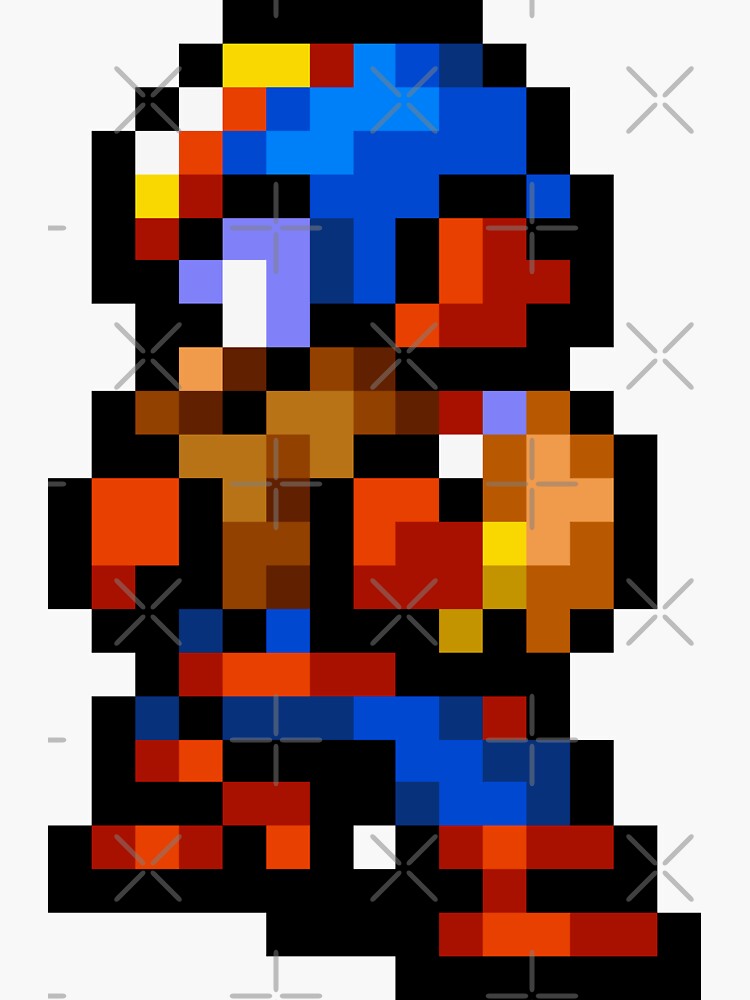 "Final Fantasy IV - Cid Pollendina Sprite" Sticker for Sale by ...