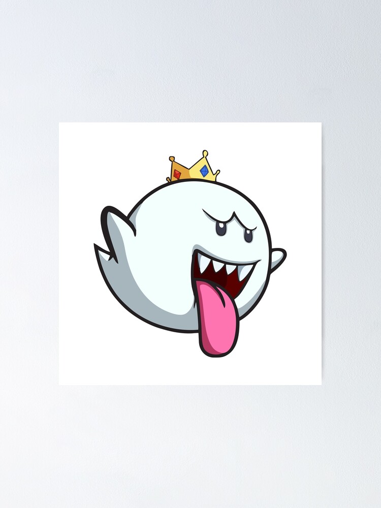 "BEST SELLER - King Boo Face Merchandise" Poster by NovoSeloaMoon ...
