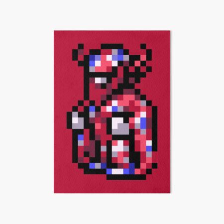 "Final Fantasy IV - Rubicante Sprite" Art Board Print for Sale by ...