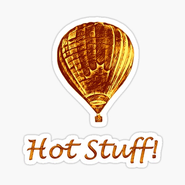 "Hot Stuff!" Sticker for Sale by Juka14 | Redbubble