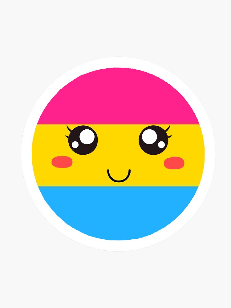 "cute pan pride flag planet" Sticker for Sale by libby-dee | Redbubble