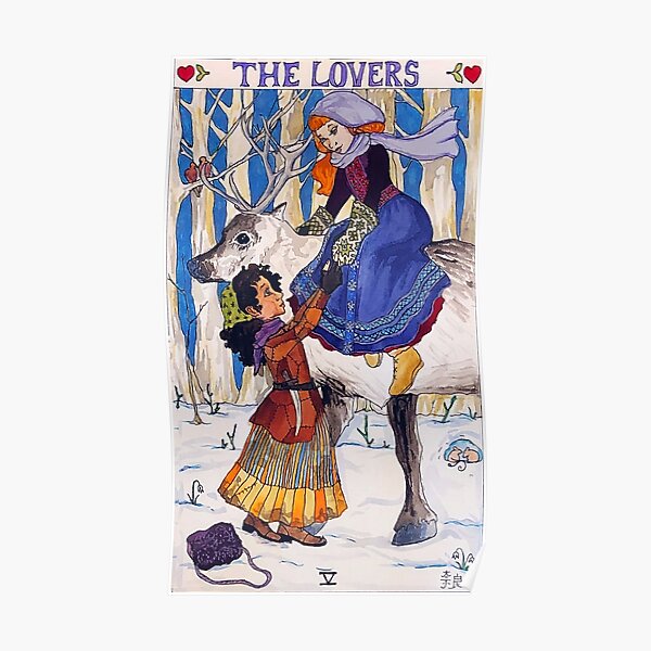 "The Lovers/Gerda & the Robber Girl" Poster for Sale by neuroticowl ...