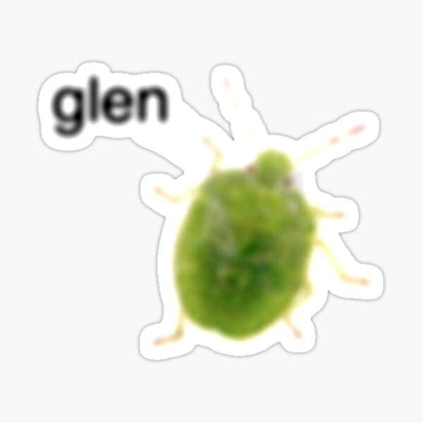 "glen" Sticker for Sale by dudnugger | Redbubble