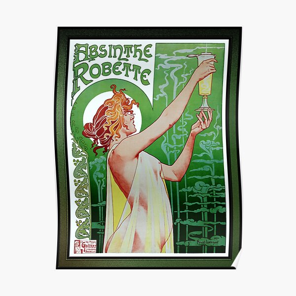 Póster «Absenta Robette de Henri Privat-Livemont - Reproducciones de ...